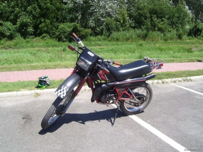 1984 Yamaha DT 80 MX - museum exhibit | 360CarMuseum.com